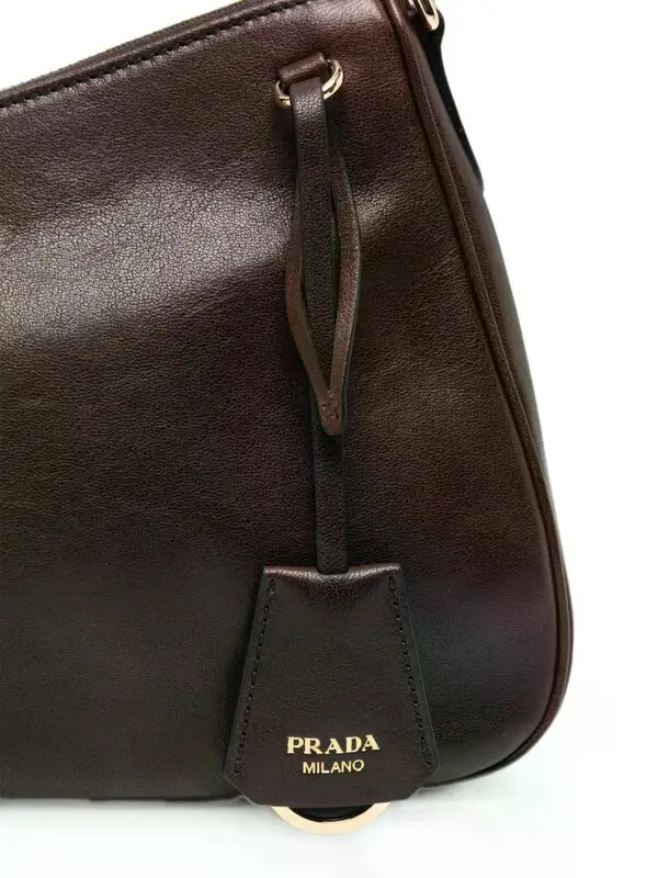 Prada Logo-plaque Shoulder Bag