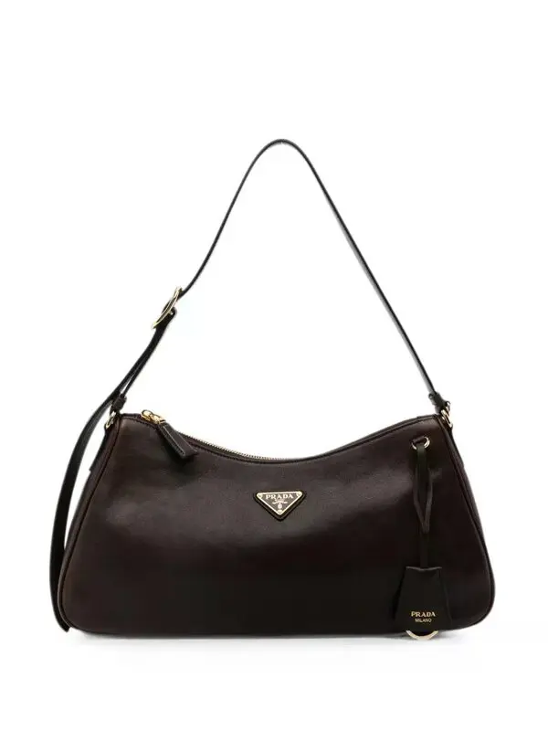 Prada Logo-plaque Shoulder Bag