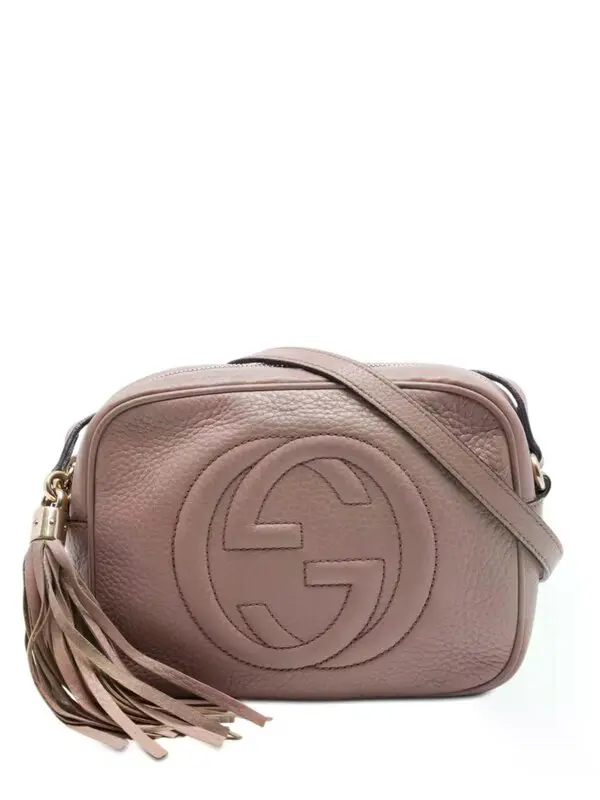 Gucci 2016-2026 Leather Soho Disco Crossbody Bag - Brown