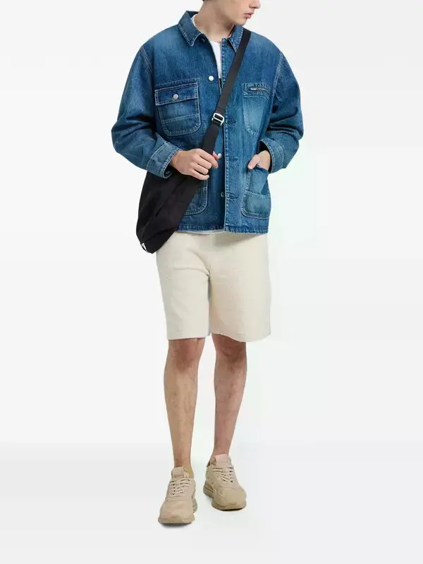 VOWELS Chore Bleached Denim Jacket