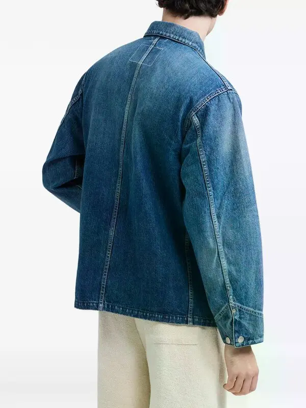 VOWELS Chore Bleached Denim Jacket