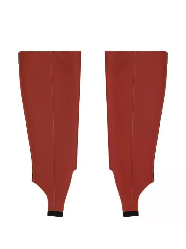 Cédric Charlier Zip-fastening Stirrup Socks - Red