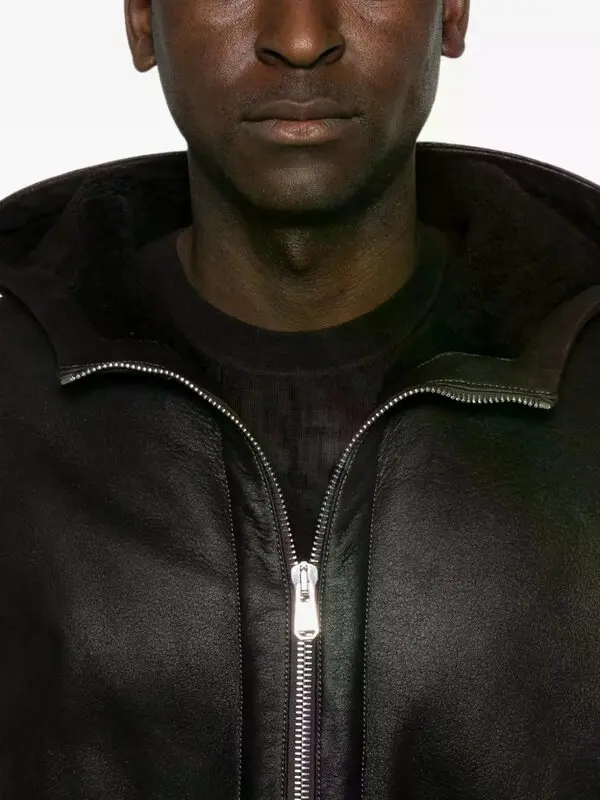 DONDUP Hooded Shearling Jacket