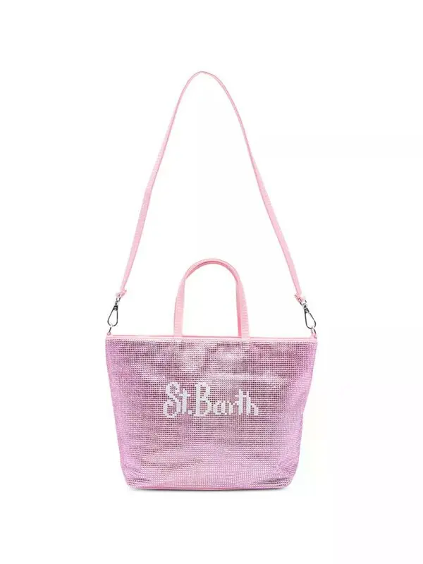 MC2 SAINT BARTH Mini Strass Tote Bag - Pink