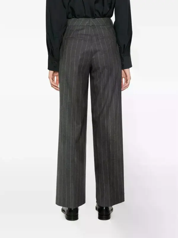 Peserico Pinstripe-pattern Palazzo Pants