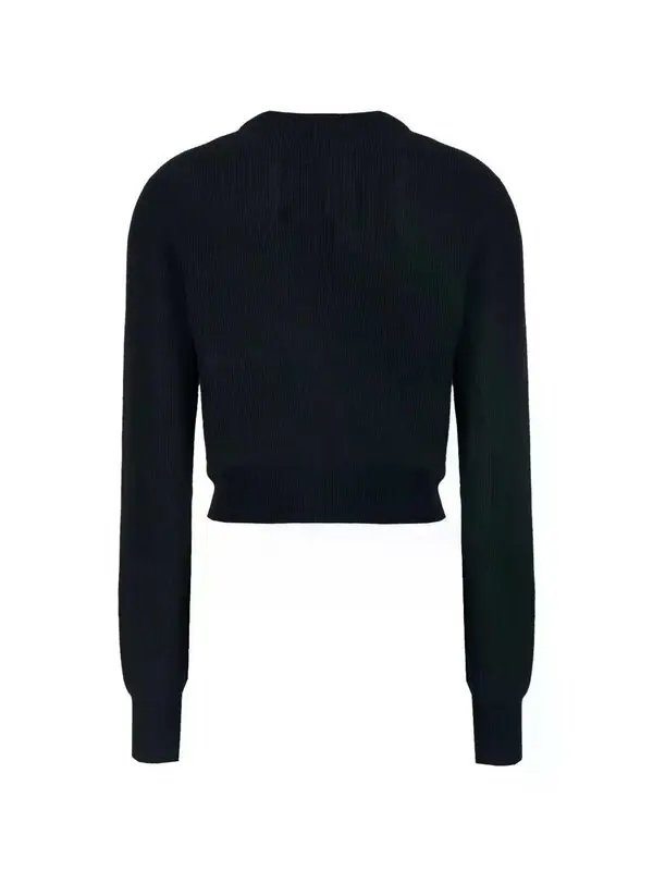 Malo Ribbed Cropped Sweater
