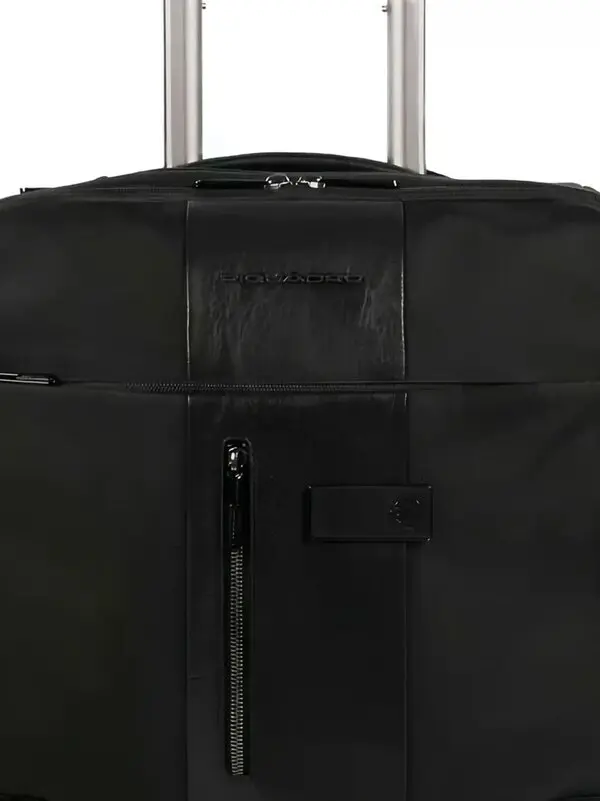 PIQUADRO Leather-trimmed Wheeled Luggage