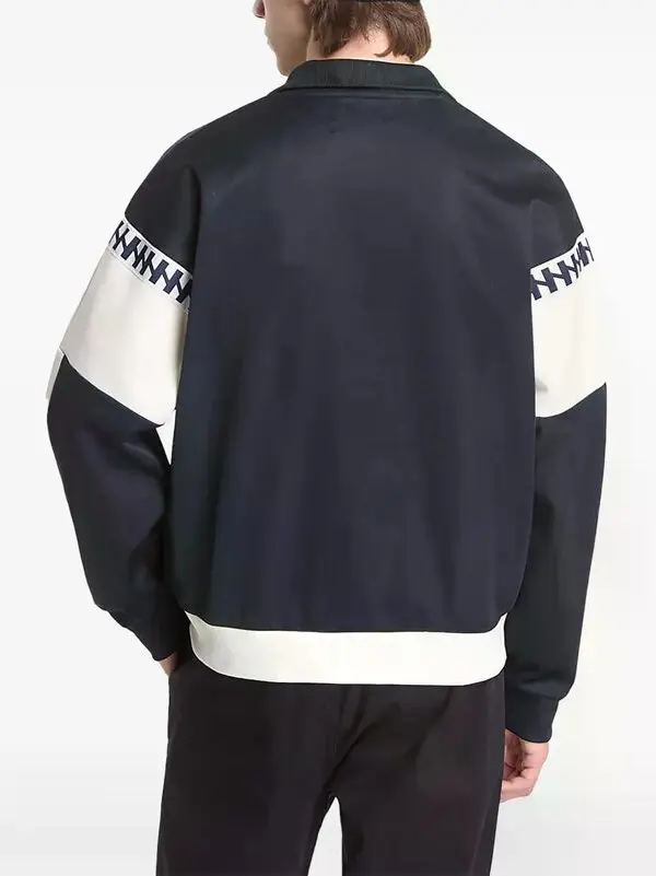 Fred Perry Logo-embroidered Panelled Jacket