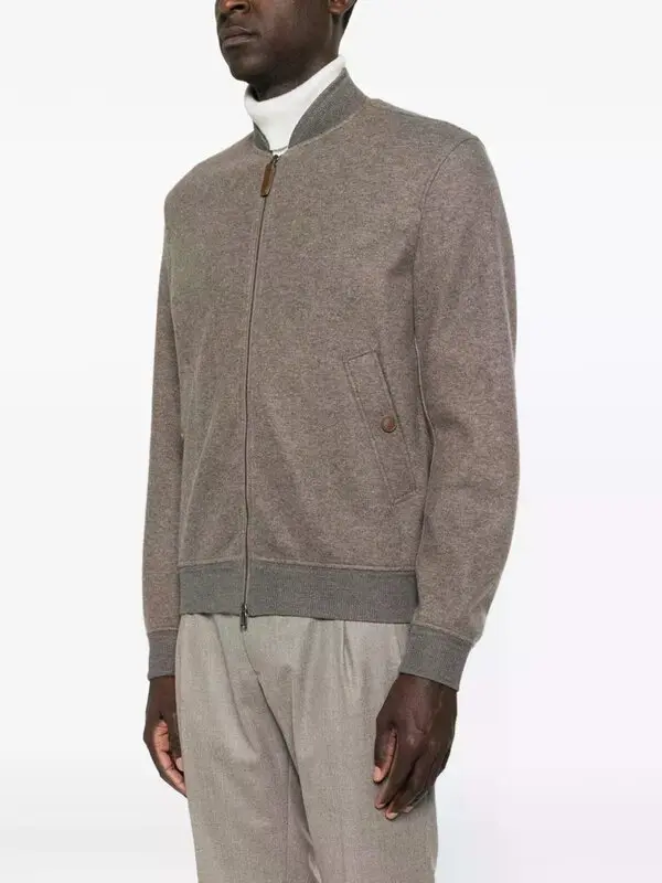 Brioni Zip-up Bomber Jacket