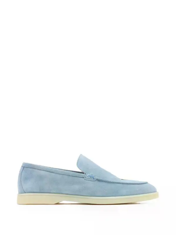 FORSA Suede Slip-on Loafers - Blue