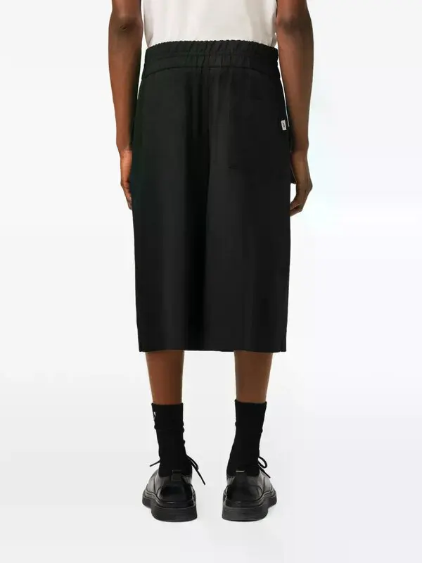 AMI Paris Large Elasticated Wool Bermuda Shorts