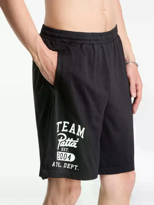 PATTA Logo-print Mesh Shorts