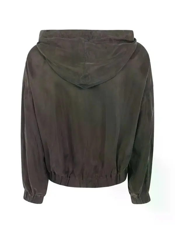 ZIGGY CHEN Zip-up Drawstring Hoodie