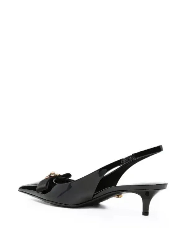 Versace Medusa Bow Slingback Shoes