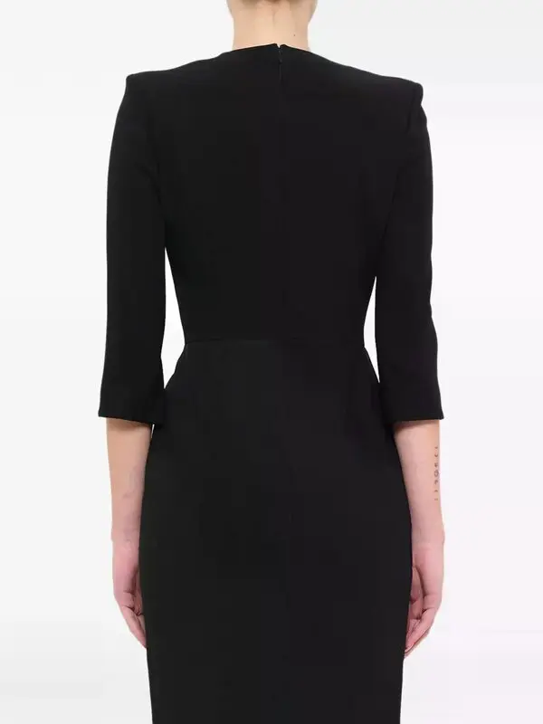 Alexander McQueen Ruffled-crepe Dress