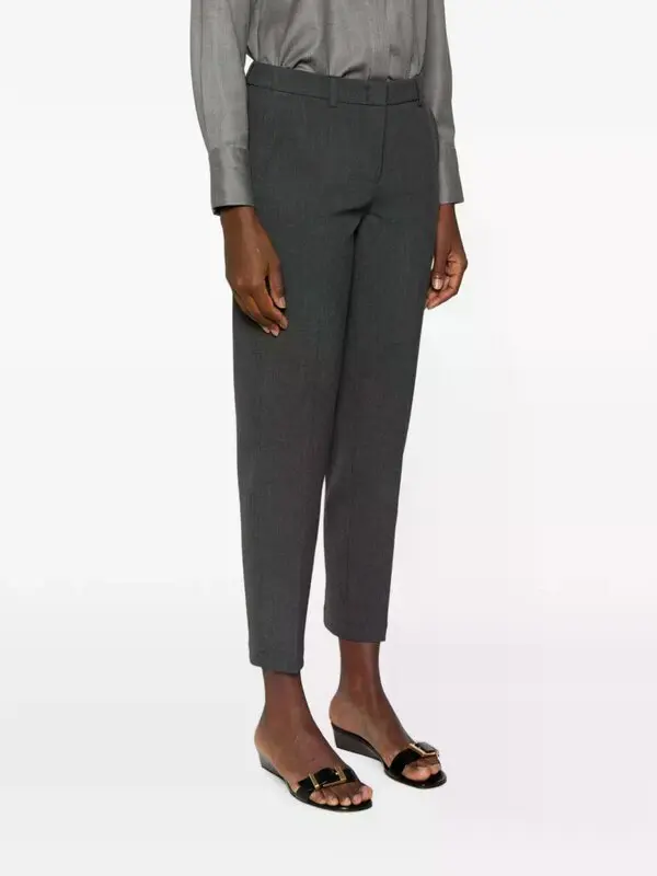 Peserico Belt-loop Cropped Trousers