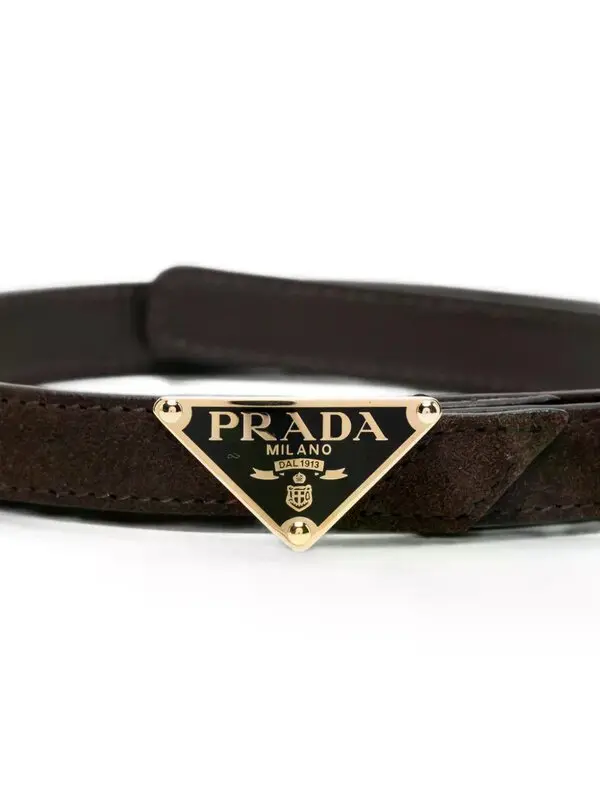 Prada Logo-plaque Belt