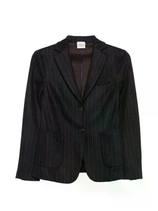 19.61 MILANO Pinstripe-pattern Notched-lapels Blazer