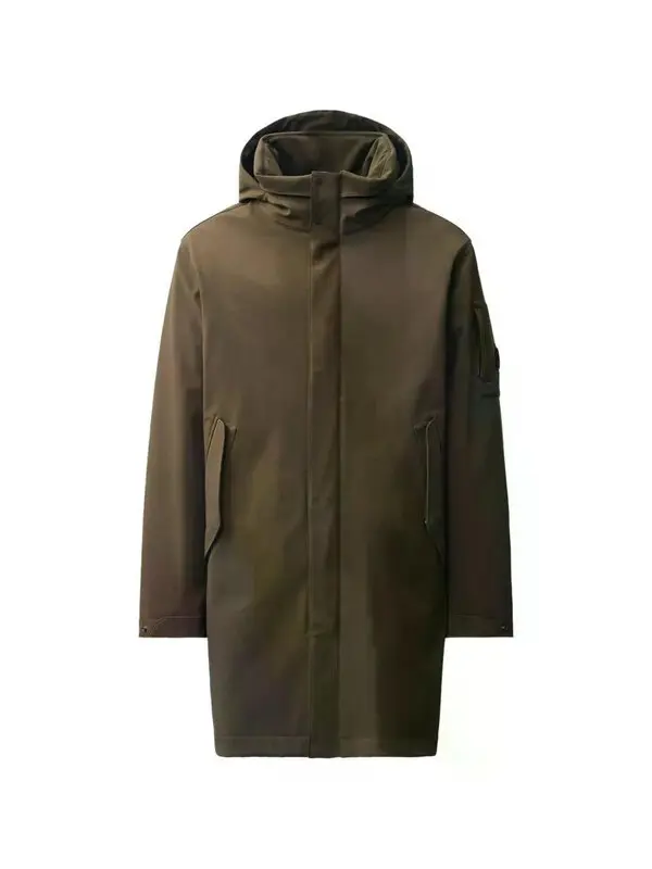 C.P. COMPANY Shell-r Quilted-liner Hooded Coat - Green