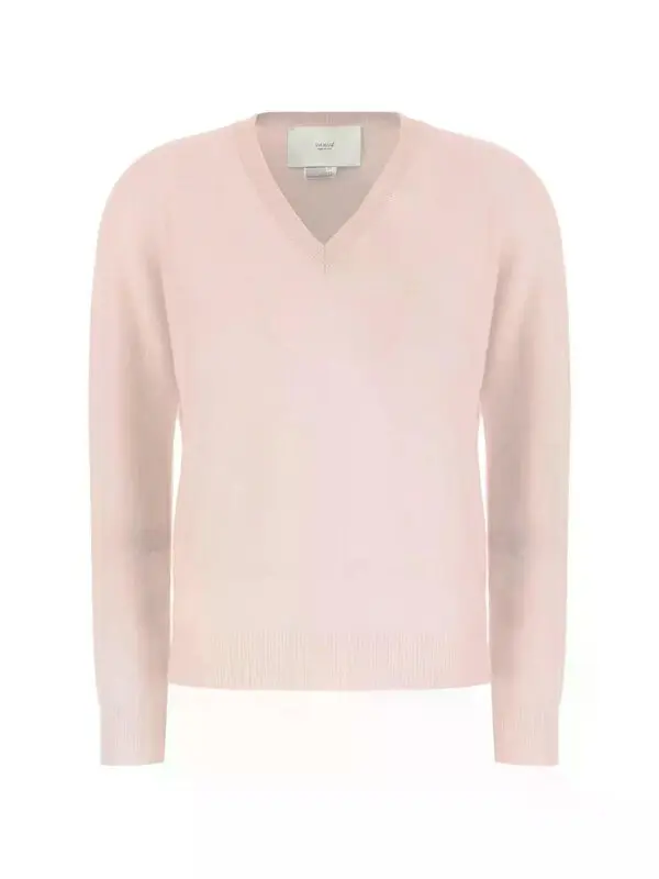 VANISE Vanisé V-neck Cashmere Sweater - Pink