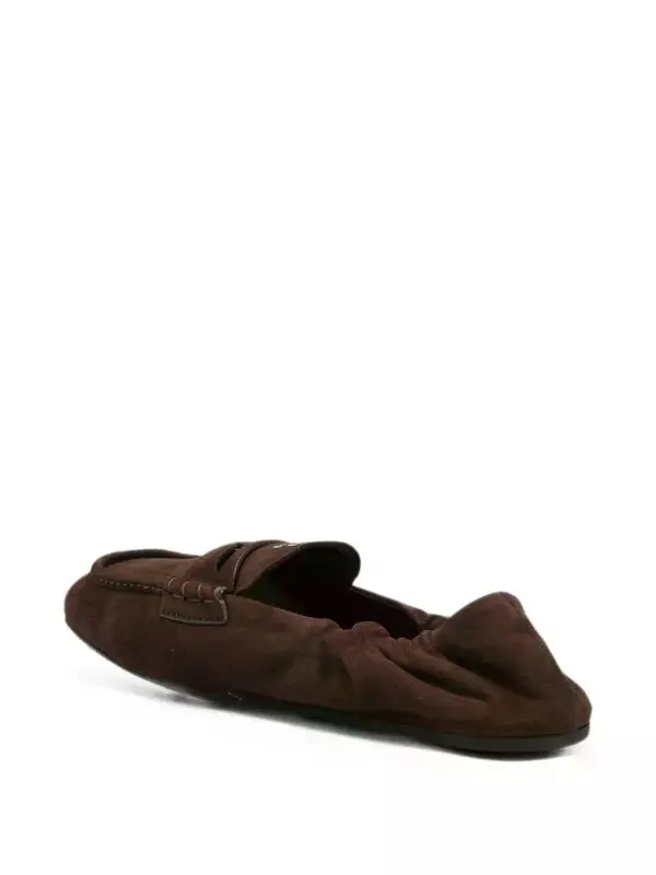 Miu Miu Logo-embossed Elasticated Loafers
