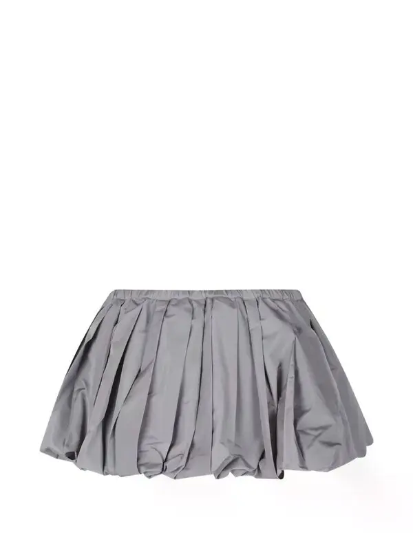 Miu Miu Technical Fabric Miniskirt - Grey