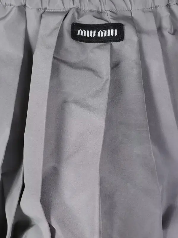 Miu Miu Technical Fabric Miniskirt