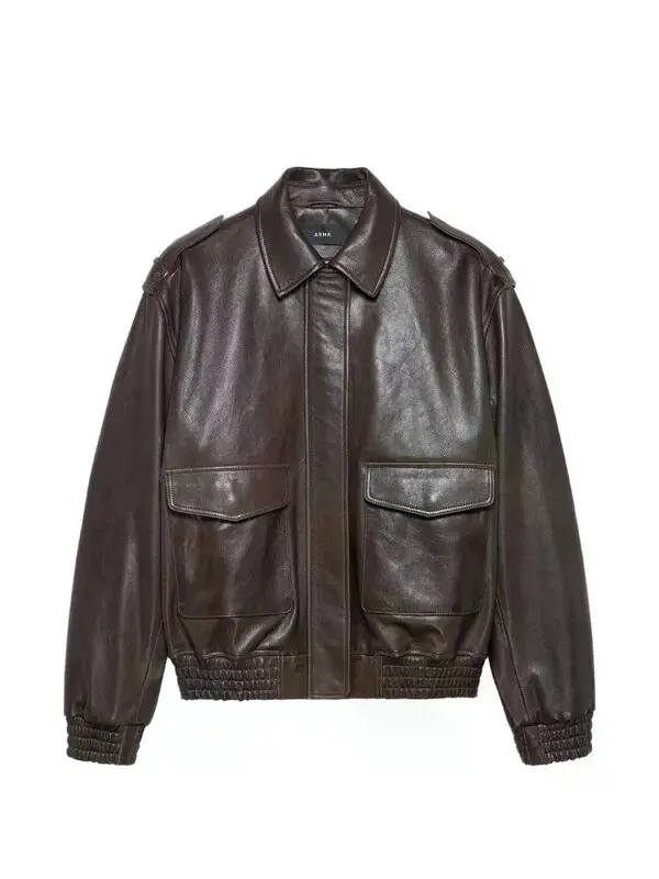 ARMA Astra Flap-pocket Zip-up Jacket - Brown