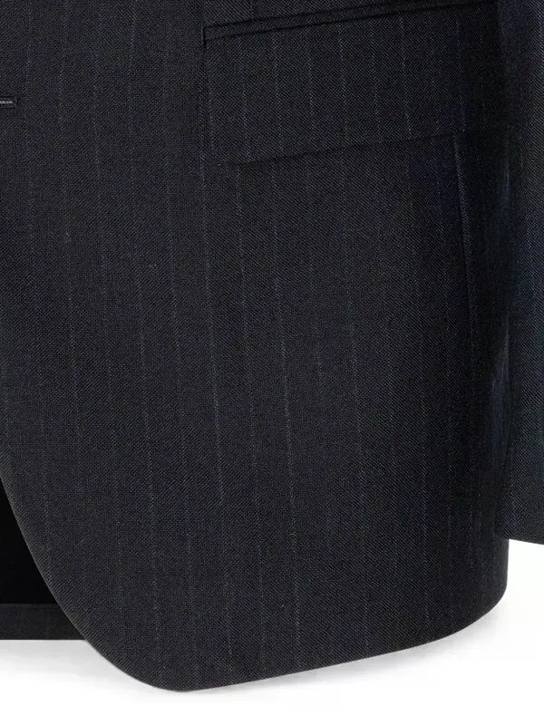 LARDINI Pinstriped Wool Suit