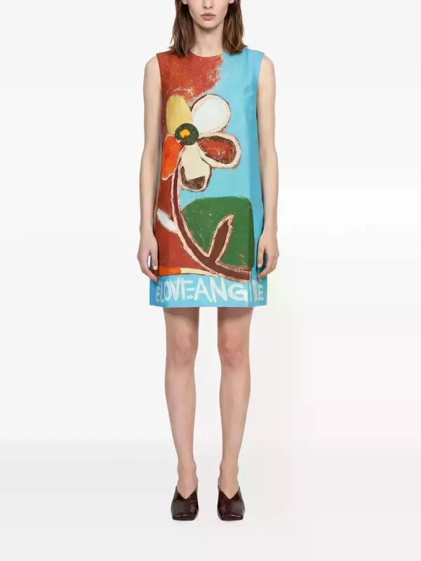 ALEMAIS X Karlee Mackie Lenny Embellished Mini Dress - Blue
