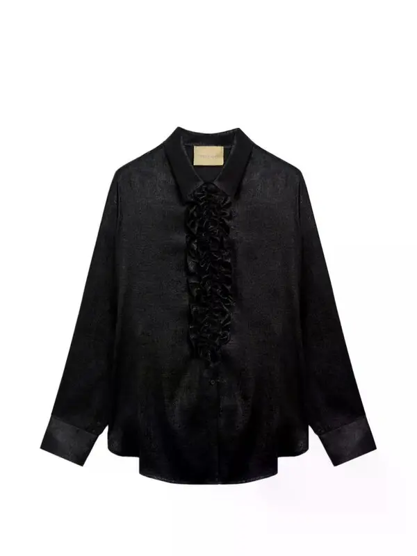 Momoni Bilancia Bis Ruffled Shirt