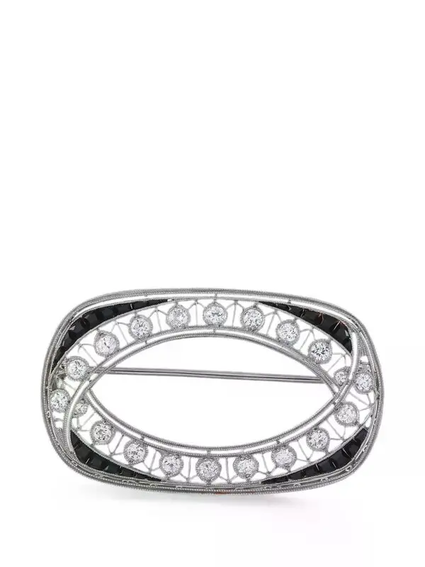 LB EXCLUSIVE Diamond And Sapphire Brooch