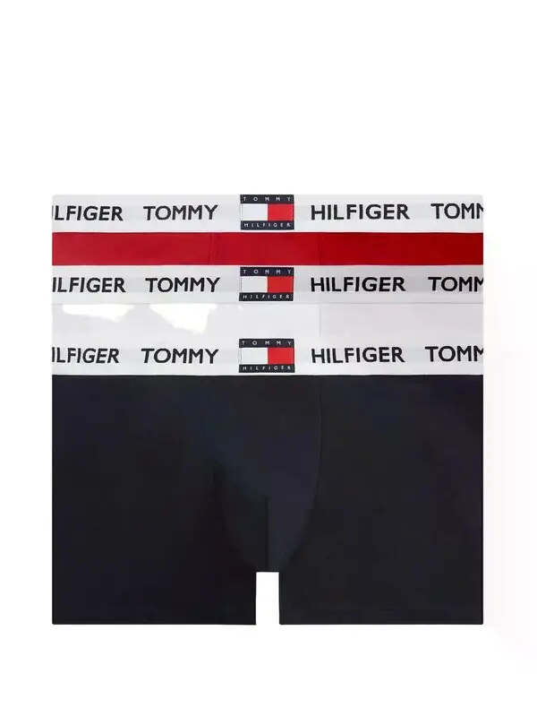 Tommy Hilfiger Logo-print Waistband Boxers - Blue