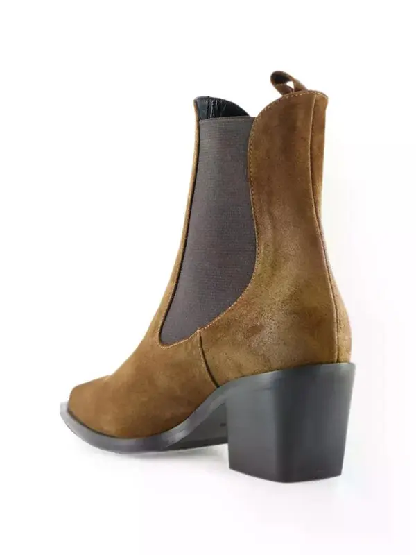 NOTABENE Luna Suede Chelsea Boots - Brown