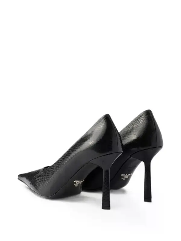 Prada Ayres Leather Pointy Toe Pumps