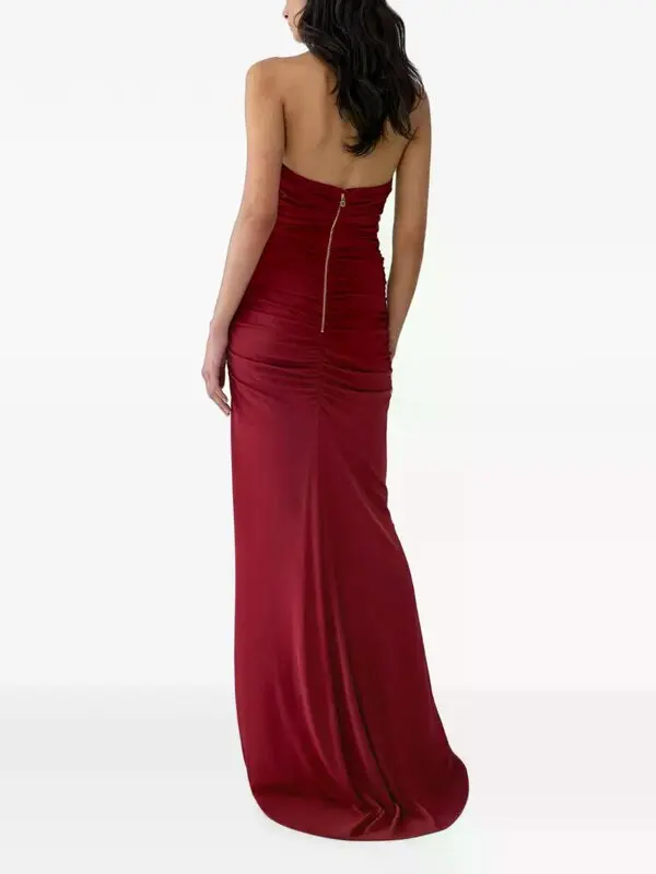 Carolina Herrera Criss-cross Halterneck Gown