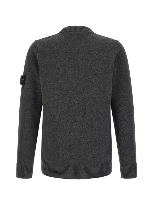 Stone Island Lambswool Sweater - Grey