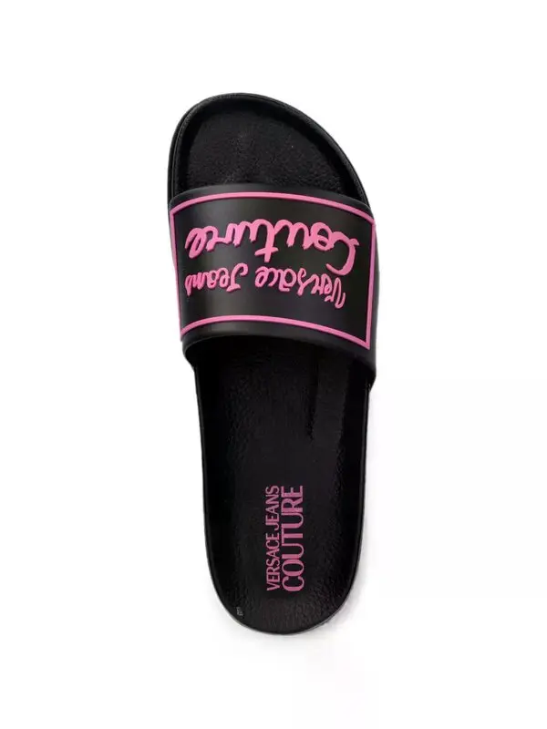 Versace Logo-print Slides