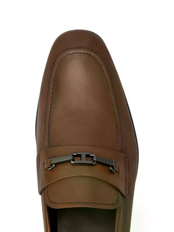 TOD'S T Timeless Leather Loafers