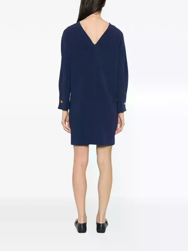 Max Mara Button-cuff Mini Dress