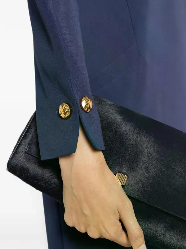 Max Mara Button-cuff Mini Dress