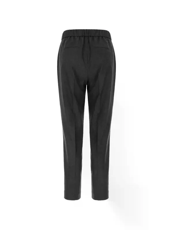 Peserico Bead-embellished Trousers - Grey