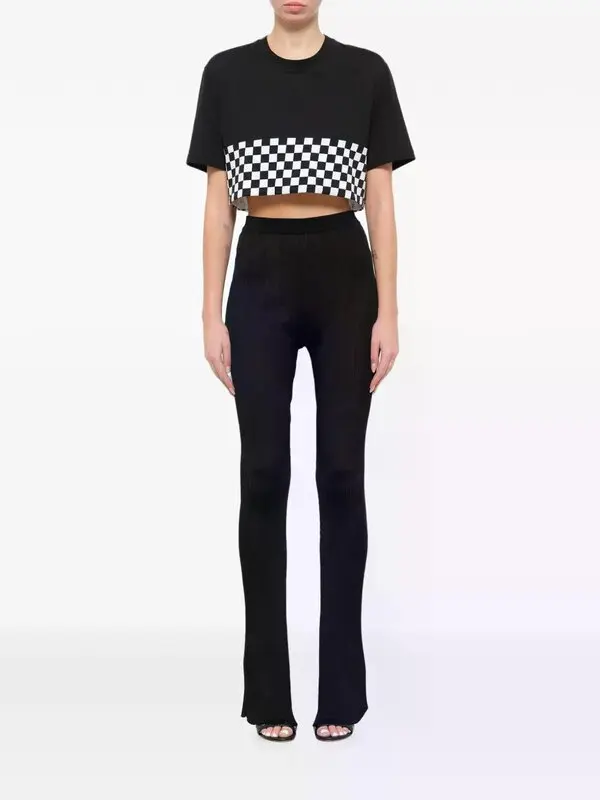 Givenchy Podium Cb Crop T-shirt - Black