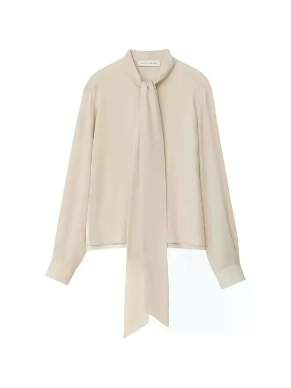 Iris Von Arnim Samara Silk Blouse - Neutrals