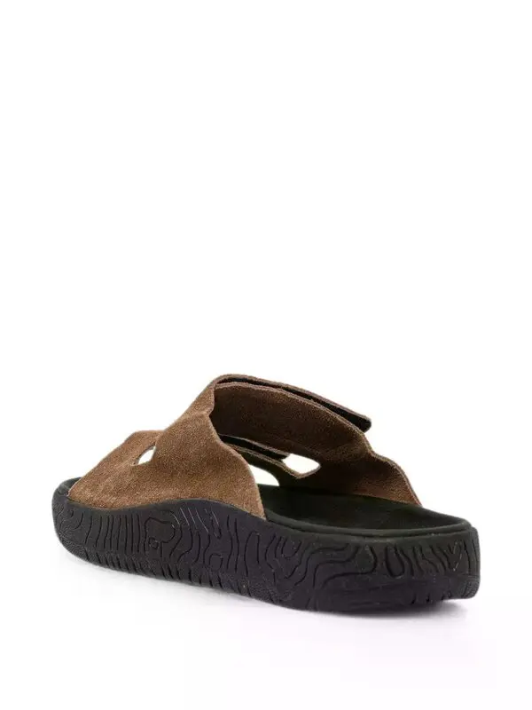 VEJA Etna Suede Black Sandals - Brown