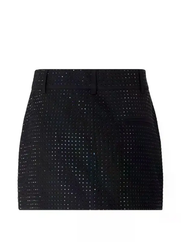 Pinko Rhinestone-embellished Wrap Skirt