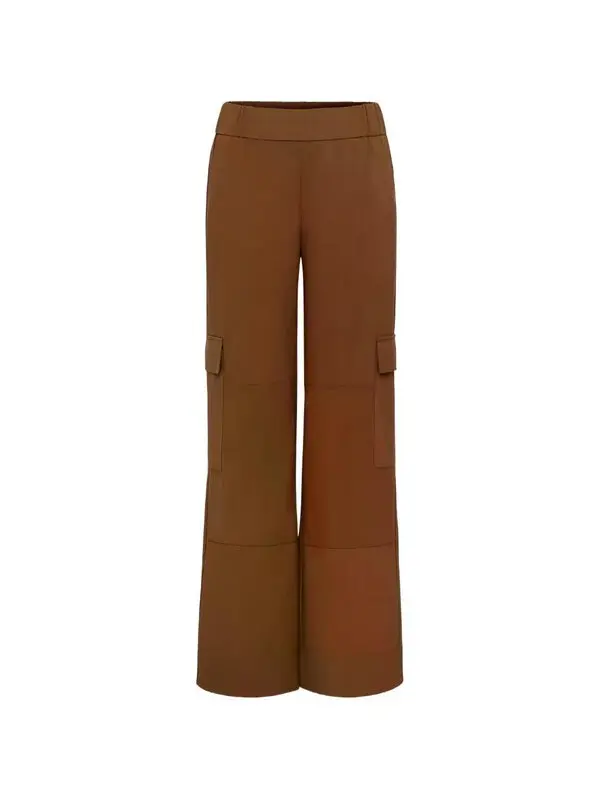 Anatomie Herron Wide-leg Cargo Pants - Brown