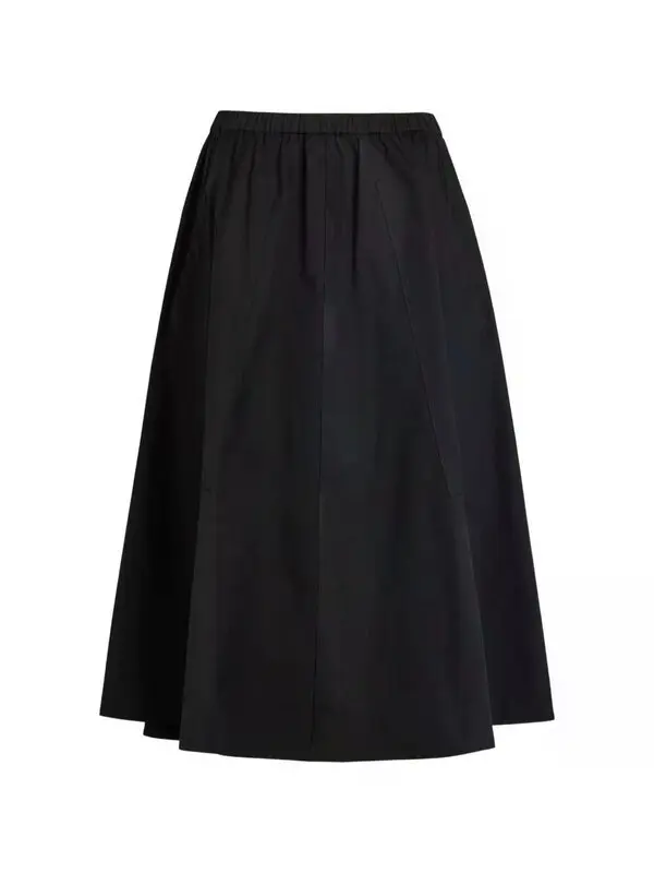 Vince Elasticated-waist Maxi Skirt - Black