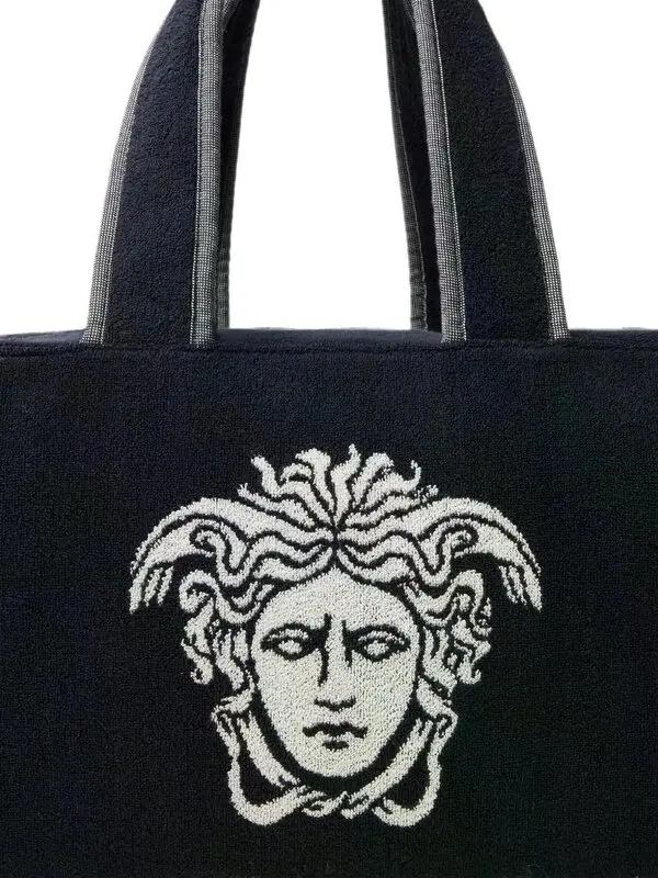 Versace Terry-cloth Jacquard Gym Bag