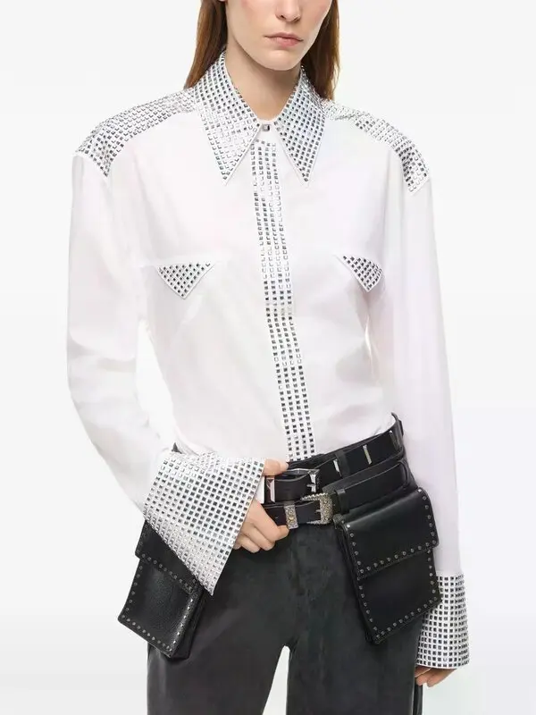 Pinko Embellished Poplin Shirt